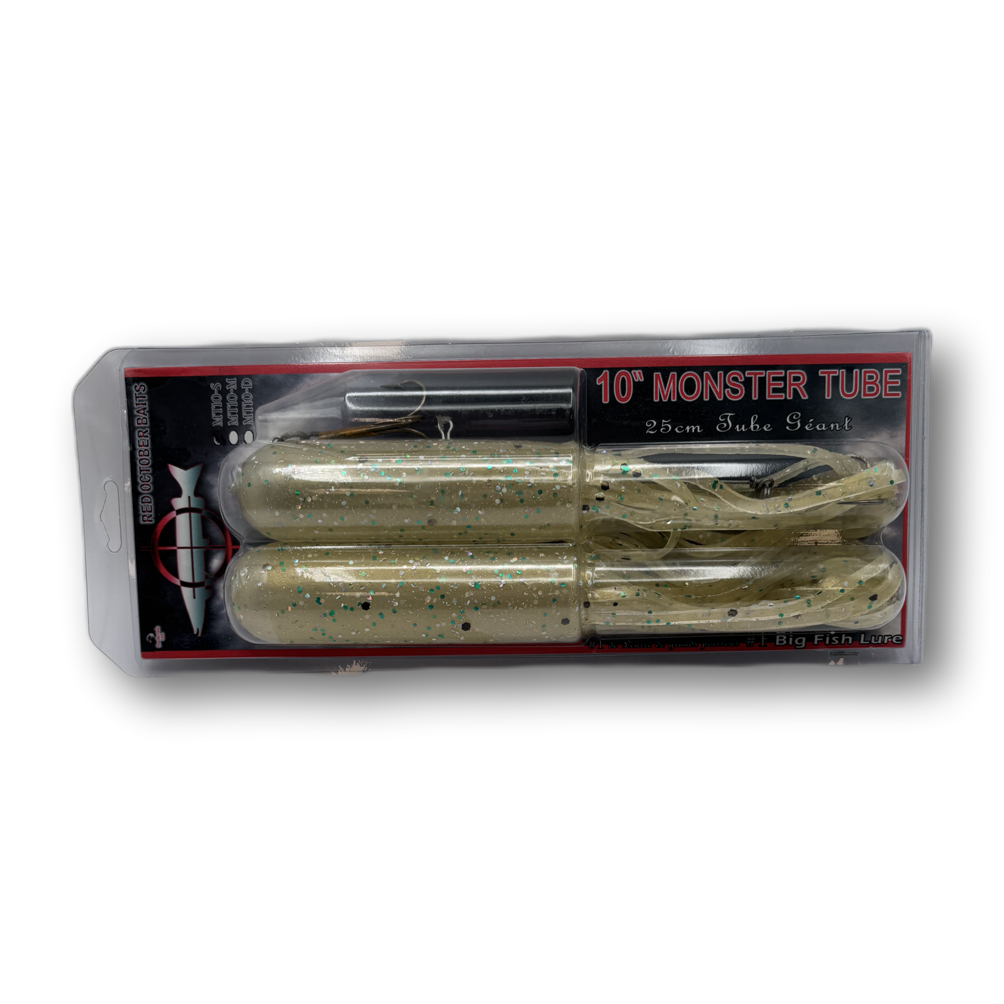 Red October Baits 10" Monster Tubes (2 tubes | 1 rig) – Guide's Choice ...
